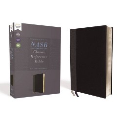 Nasb, Single-column Reference Bible, Premium Leather, Goatskin, Black ...