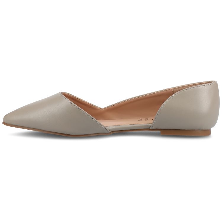 Journee Collection Women's Cortni Slip On Pointed Toe D'Orsay Flats ...