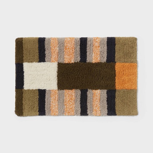 20"x30" Modern Colorblock Tufted Bath Rug - Threshold™ : Target