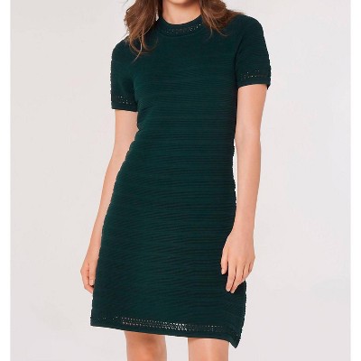 Women's Self Stripe Dress - Apricot : Target