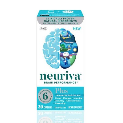 Neuriva Plus Brain Performance Capsules - 30ct : Target