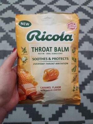 Ricola Caramel Throat Balm Drops - Throat Relief & Protection - 34ct ...