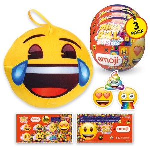 Miraball Surprises Emoji - Pack of 3, Blind Capsule Toys with ...