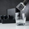 Viski Clear Ice Maker, Makes 2 Pure Square Ice Cubes For Cocktails, Set ...
