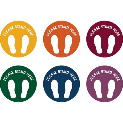 Teacher Created Resources Spot On Floor Markers Footprints, 7" : Target