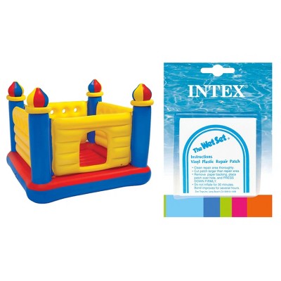 Intex Inflatable Jump-o-lene Kids Ball Pit Castle Bouncer For Ages 3 To ...