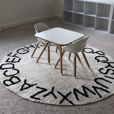 Nuloom Kids Washable Round Alphabet Rug : Target