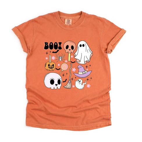 Simply Sage Market Women's Boo Chart Short Sleeve Garment Dyed Tee - M ...