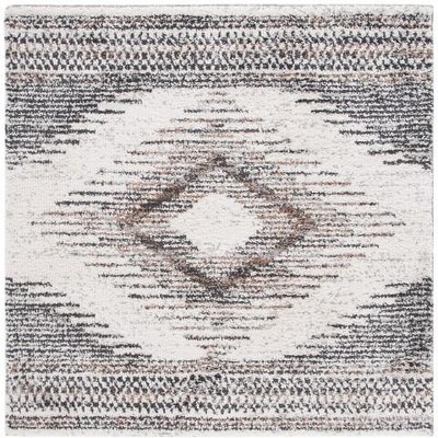 5'3"x5'3" Rupa Boho Moroccan Kids' Area Rug Terracotta Orange - Balta ...