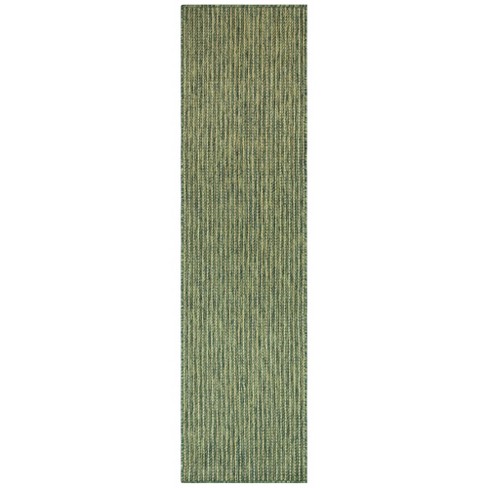 Liora Manne Carmel Texture Stripe Indoor/outdoor Rug Green 1'11" X 4'11 ...