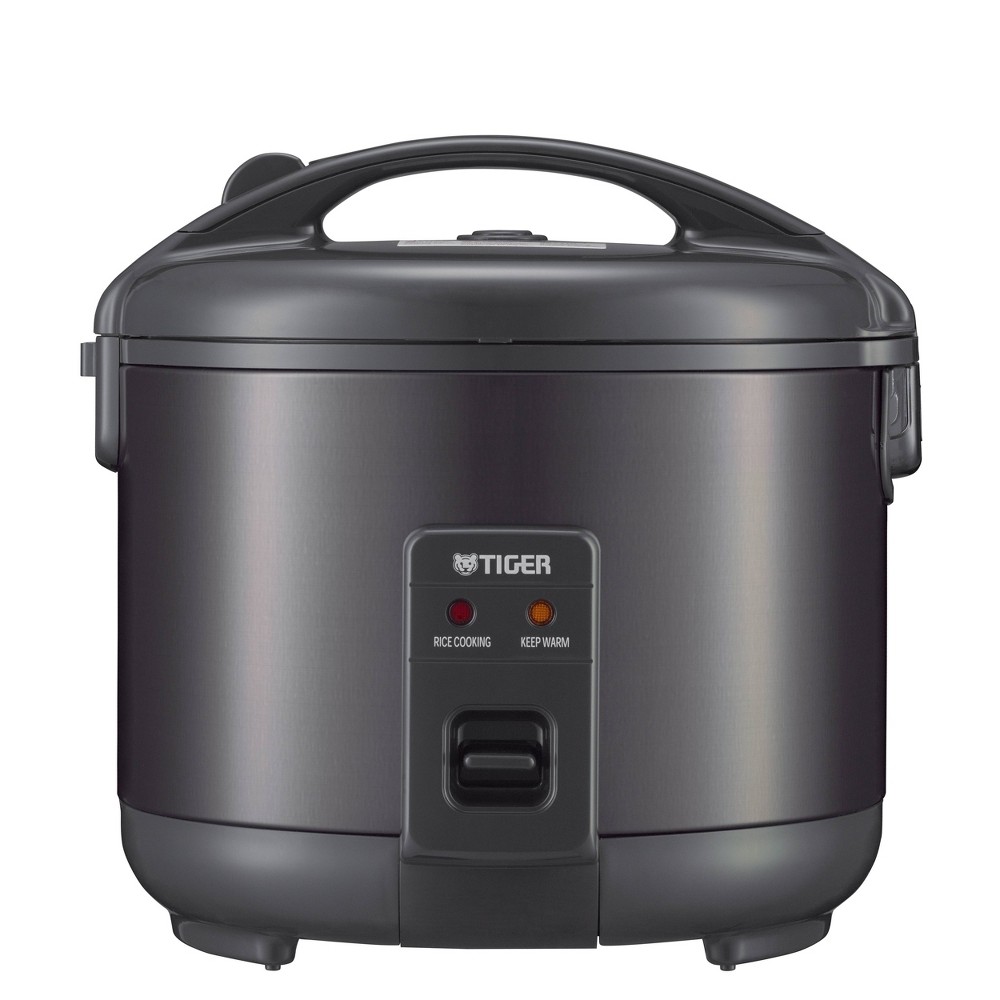 Tiger 10 Cup Capacity White Rice Cooker Obsidian Black - buy multi ...