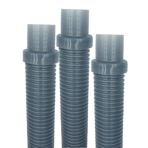 Puri Tech 3 Pack Universal Pool Cleaner Hose 48 Long Translucent Blue ...