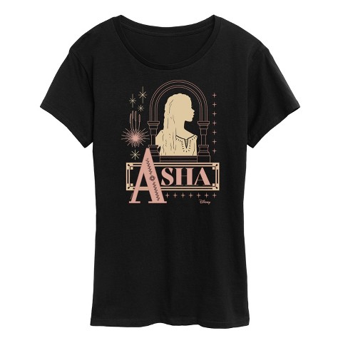 Women's Disney The One Asha Short Sleeve Graphic T-shirt - Black ...