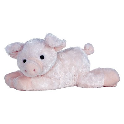 Aurora Flopsie 13" Piggolo Pig Pink Stuffed Animal : Target