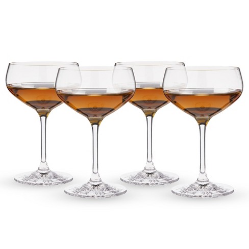 Spiegelau Coupette Glasses Set Of 4 - Cocktail Coupes Crystal - Holds 8 ...