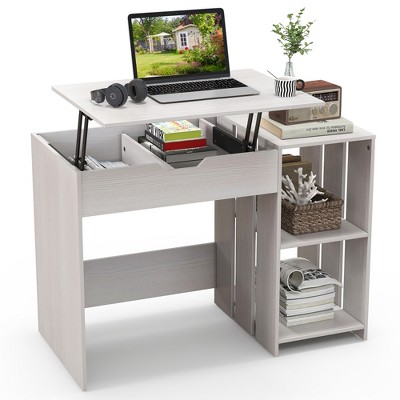 Costway 31.5'' Small Computer Desk Home Office Study Writing Desk With ...