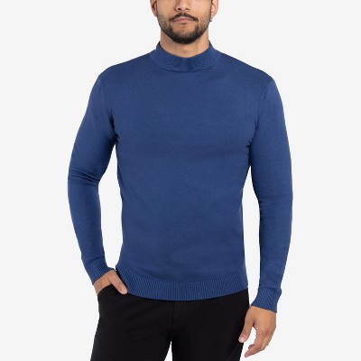 X Ray Men's Turtleneck Neck Pullover Sweaters (big & Tall) In Ink Blue ...