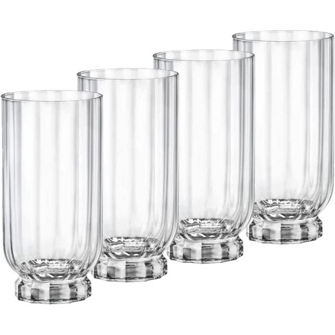 Bormioli Rocco Florian 4-piece Highball Glasses, 14.5 Oz. Italian Made ...