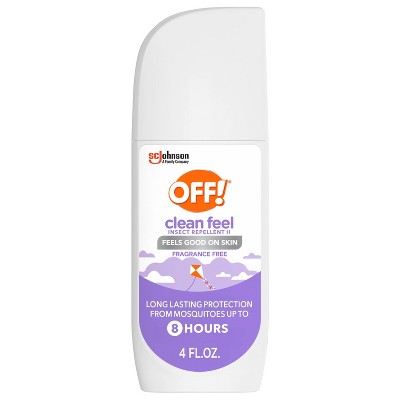 Off! Clean Feel Mosquito Repellent Deet Free Bug Spray - 4oz : Target