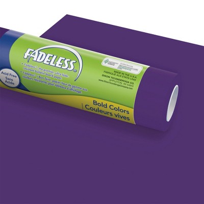 Fadeless Paper Roll, Deep Purple, 48 Inches X 50 Feet : Target