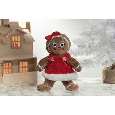 Bearington Holly Ginger Gingerbread Plush, 10 Inch Christmas Doll ...