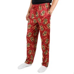 Cobra Kai Eagle Fang Repeat Logo Men’s Black Sleep Pajama Pants-large : Target