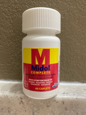 Midol On The Go Menstrual Symptom Relief With Acetaminophen Tablets ...