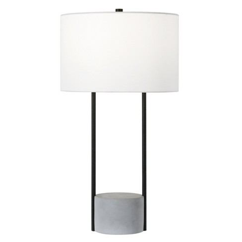 Hampton & Thyme 27.75" Tall Table Lamp: Industrial Design, Polyester ...