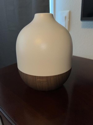White Top And Woodgrain Base 300ml Large Diffuser - Threshold ...