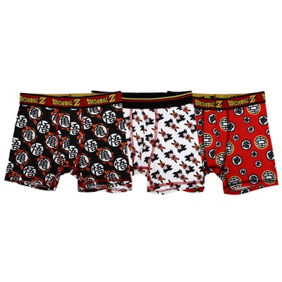 Dragon Ball Z Boxers For Boys All Over Print Goku Boxer Briefs 3pk Set ...