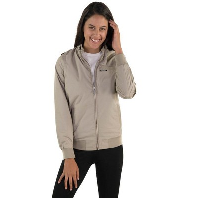Members Only Women's Classic Iconic Racer Jacket - Small, Khaki : Target