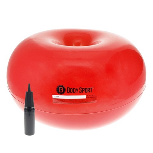 Bodysport Donut Exercise Ball With Pump, Exercise Equipment For Home ...