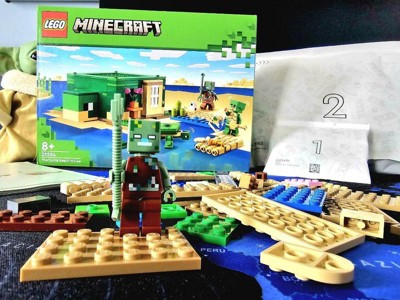 Lego Minecraft The Turtle Beach House Construction Toy 21254 : Target