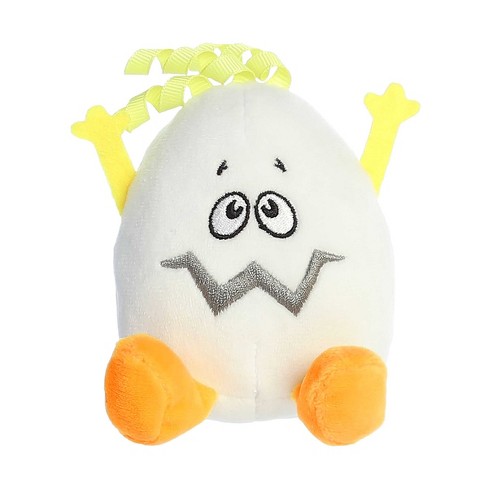 Aurora Mini Scrambled Egg Eggspressions Punny Stuffed Animal White 3 ...