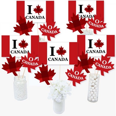 Big Dot Of Happiness Canada Day - Maple Leaf Decorations Diy Canada ...