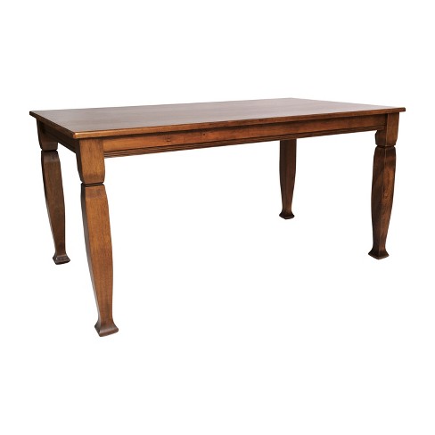 Flash Furniture Grace 60" Solid Wood Dining Table With Turned Wooden ...
