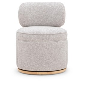 TOV Furniture Amaya Textured Performance Fabric Swivel Desk Chair in ...