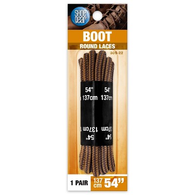 Shoe Gear Round Boot Laces - Brown 54" : Target