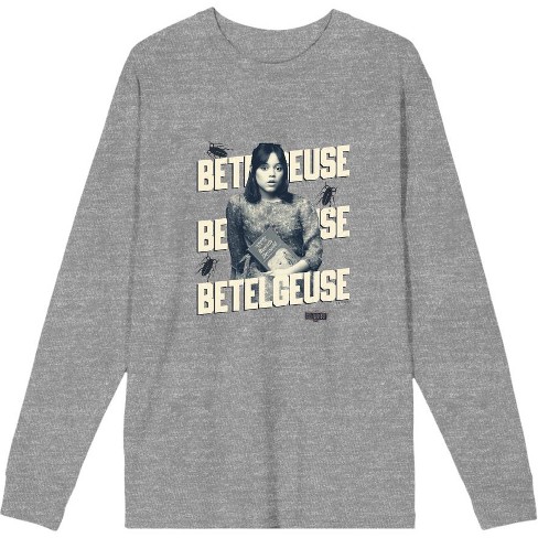 Beetlejuice Beetlejuice Astrid Betelgeuse Adult Crew Neck Long Sleeve ...