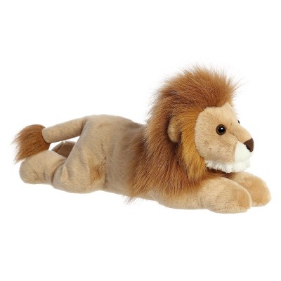 Aurora Medium Lion Miyoni Realistic Stuffed Animal Brown 10" : Target
