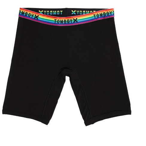 Tomboyx Adult 9" Boxer Briefs Underwear, Modal Stretch Comfortable Boy ...