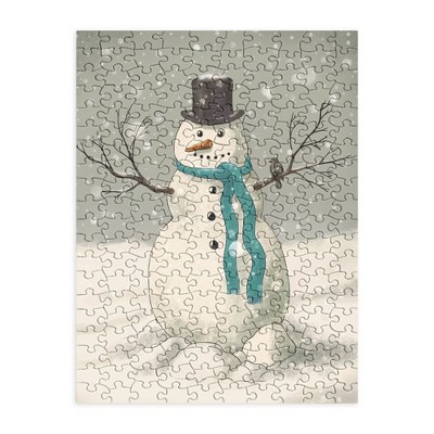 Terry Fan Snowman Jigsaw Puzzle - Deny Designs : Target