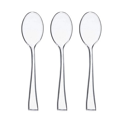 Smarty Had A Party Clear Plastic Disposable Spoons (1000 Spoons) : Target