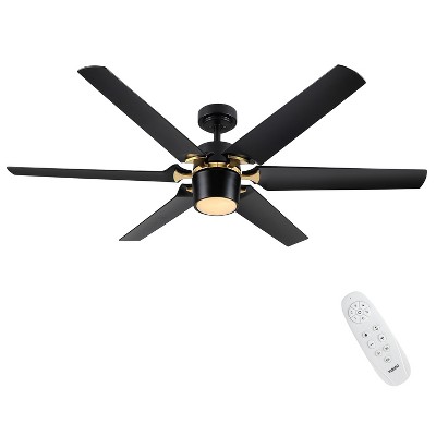 BestParts Ceiling Fan with Light, Modern Remote Control Fan, Quiet ...