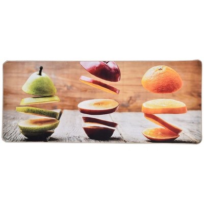 Evideco French Home Goods Fruits Anti Fatigue Kitchen Runner Rug 47" X ...