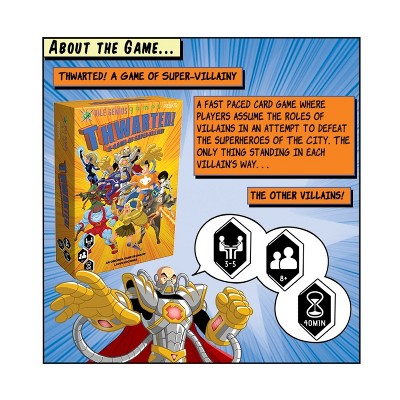 Thwarted! - A Game Of Super Villainy Board Game : Target