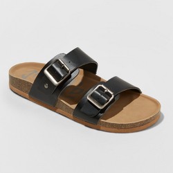 Women's Neida Eva Two Band Footbed Slide Sandals - Shade & Shore™ White ...