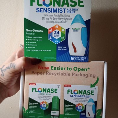 Flonase Sensimist Allergy Relief Nasal Spray - Fluticasone Furoate : Target