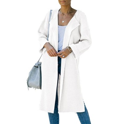 Women's Cardigan Sweater Button-down Long Sleeve Oversized Knit ...