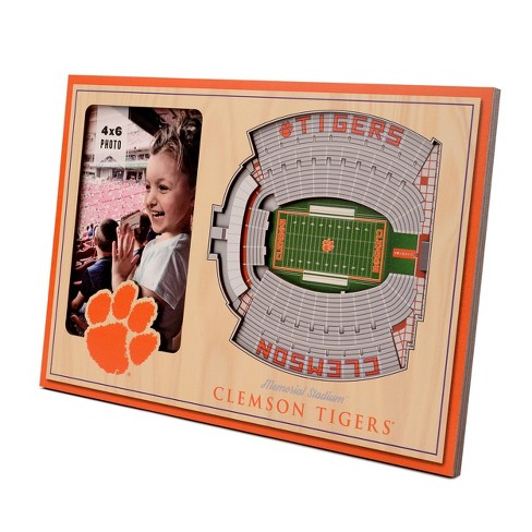 4" X 6" Ncaa Clemson Tigers 3d Stadiumviews Picture Frame : Target